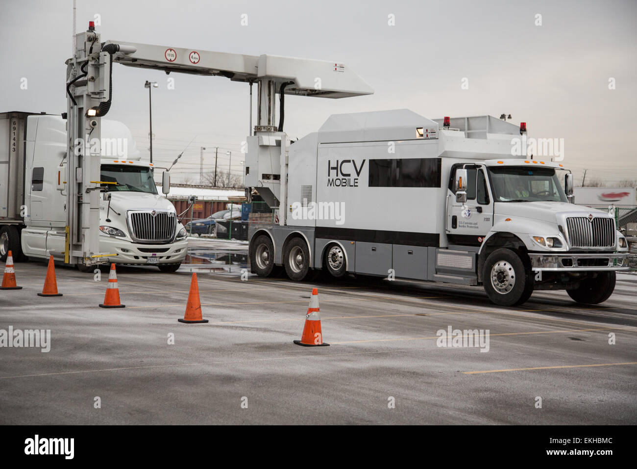 The Heimann Cargo Vision Mobile (HCV) Radiation Scanner is used by CBP ...