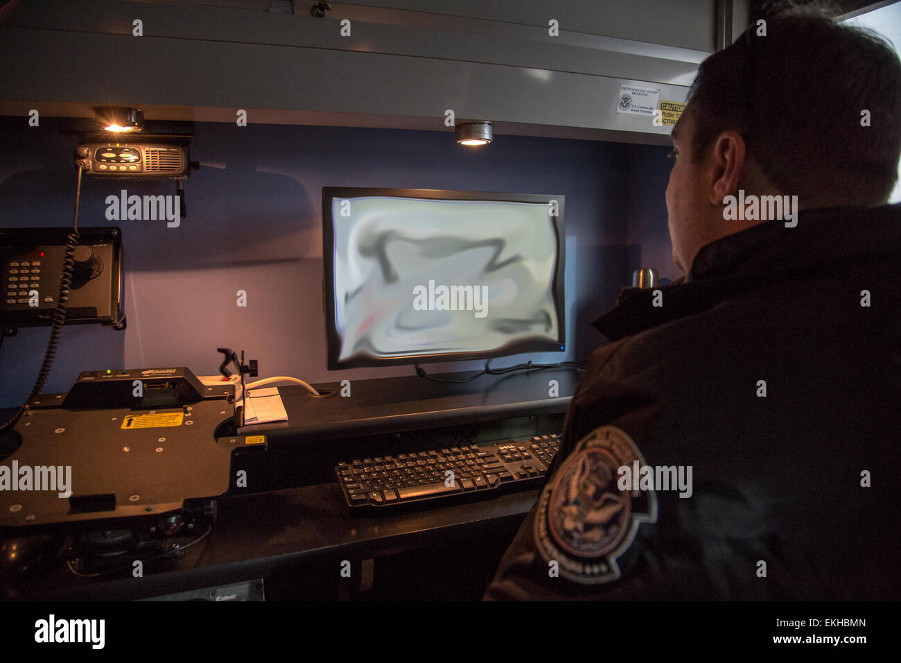 012814: This is a Heimann Cargo Vision Mobile (HCV) Radiation Scanner ...