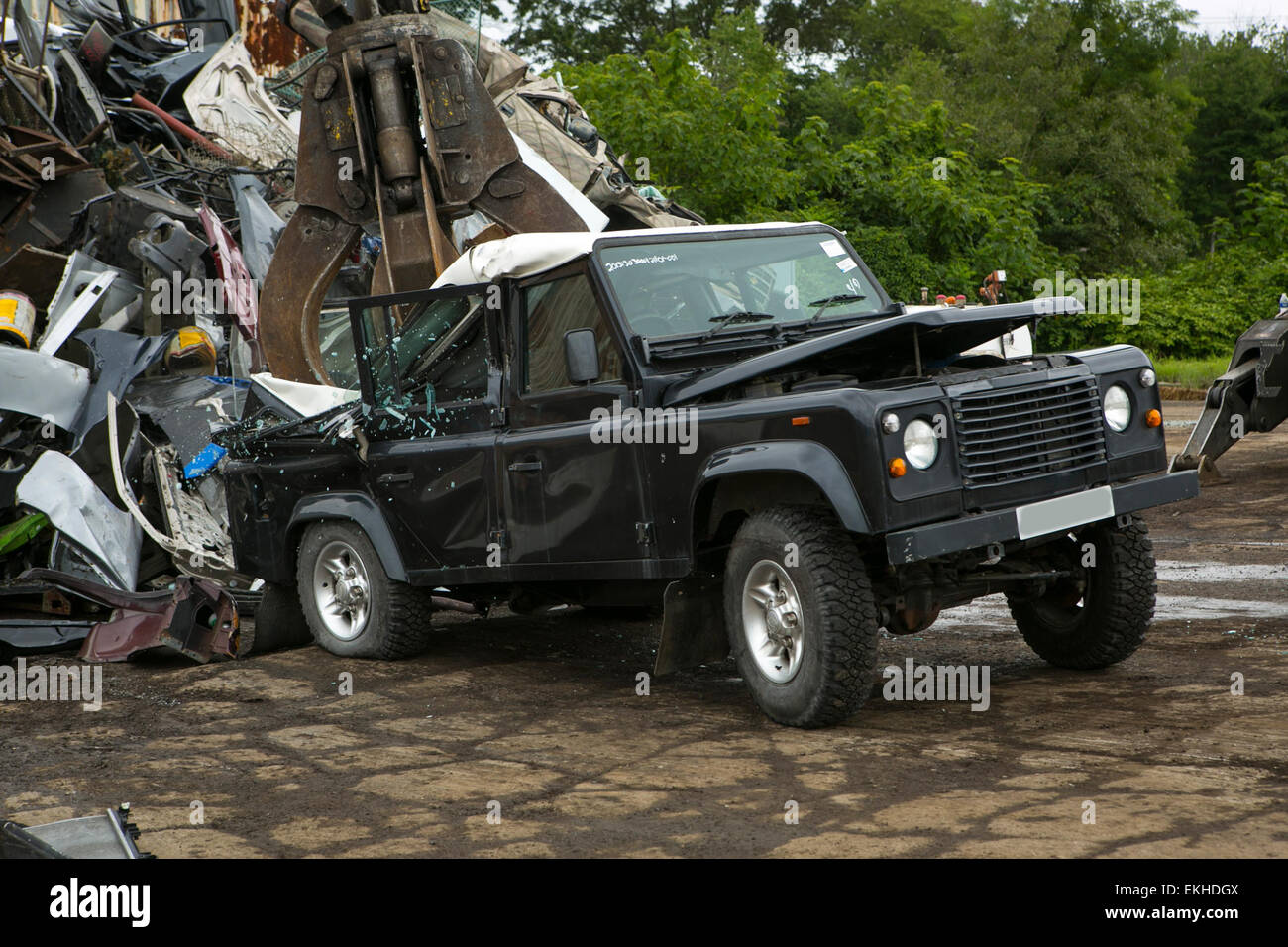 A Land Rover Defender was destroyed by U.S. Customs and Border ...