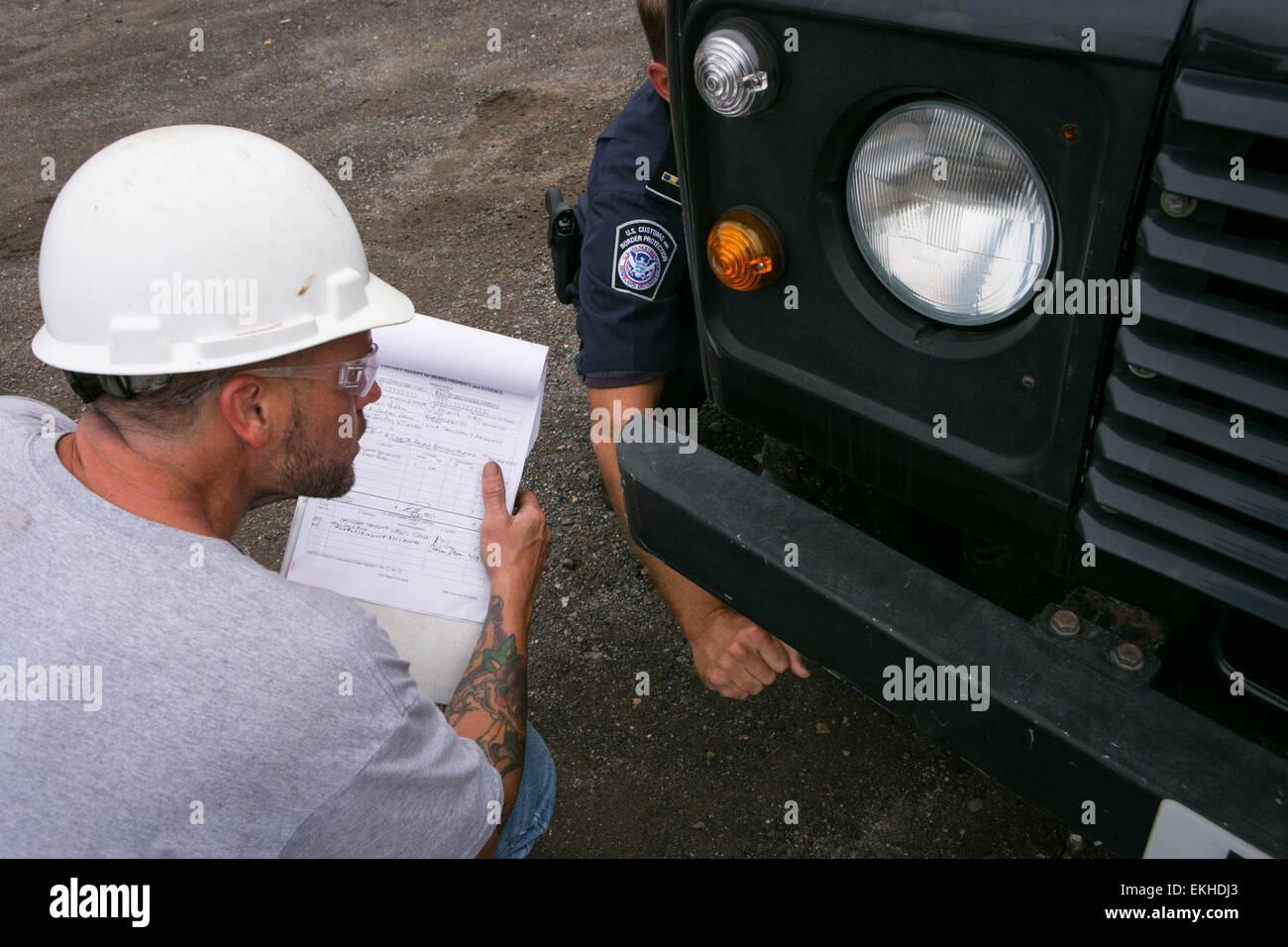 A Land Rover Defender was destroyed for Customs violations after ...