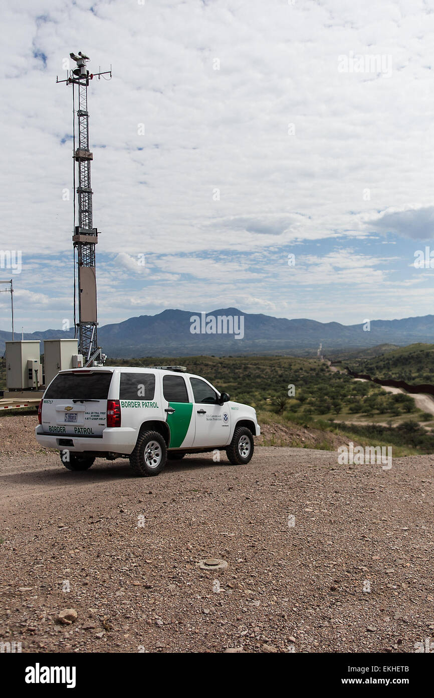 CBP utilizes mobile surveillance towers and Border Patrol SUVs to ...