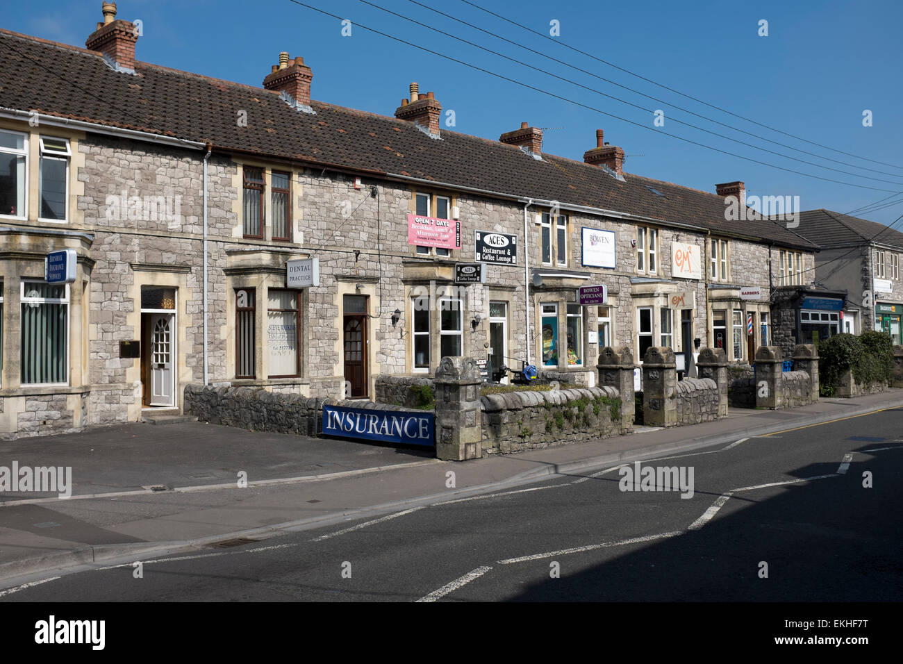 High Street Worle Weston Super Mare Somerset England UK Stock Photo - Alamy