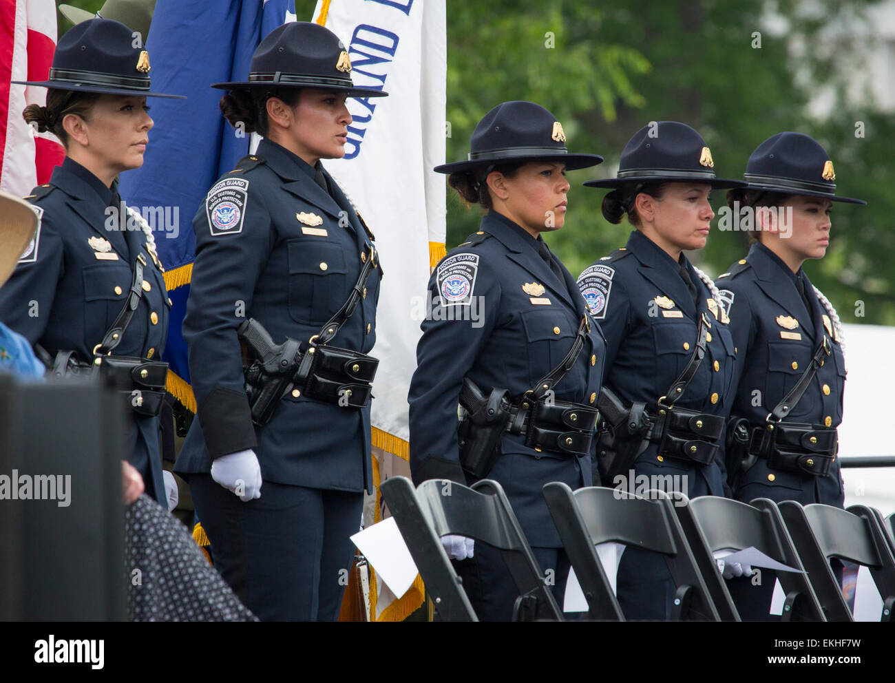 At the 33rd Annual Peace Officer's Memorial Service in Washington D.C ...