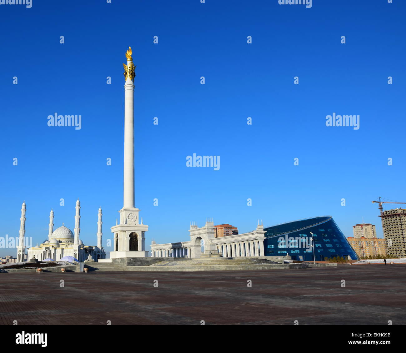 Astana, capital of Kazakhstan, Central Asia - architecture Stock Photo ...