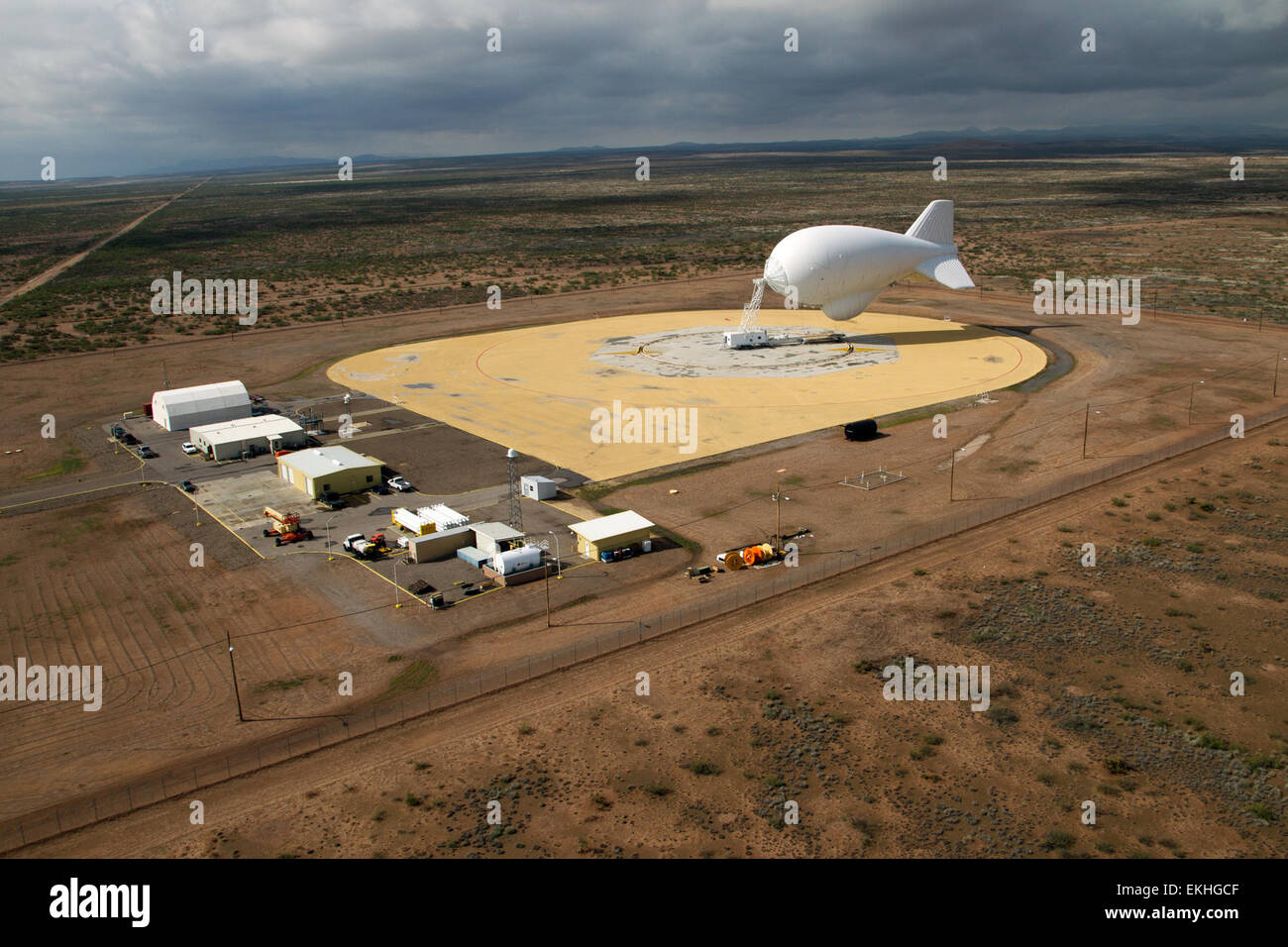 U.S. Customs and Border Protection deployed the Tethered Aerostat Radar ...