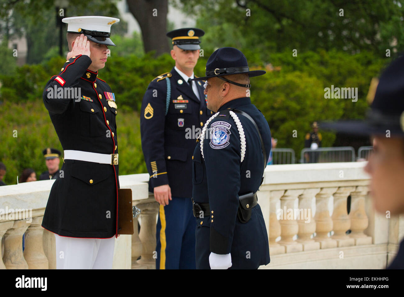 Customs and Border Protection, Office of Field Operations Honor Guard ...