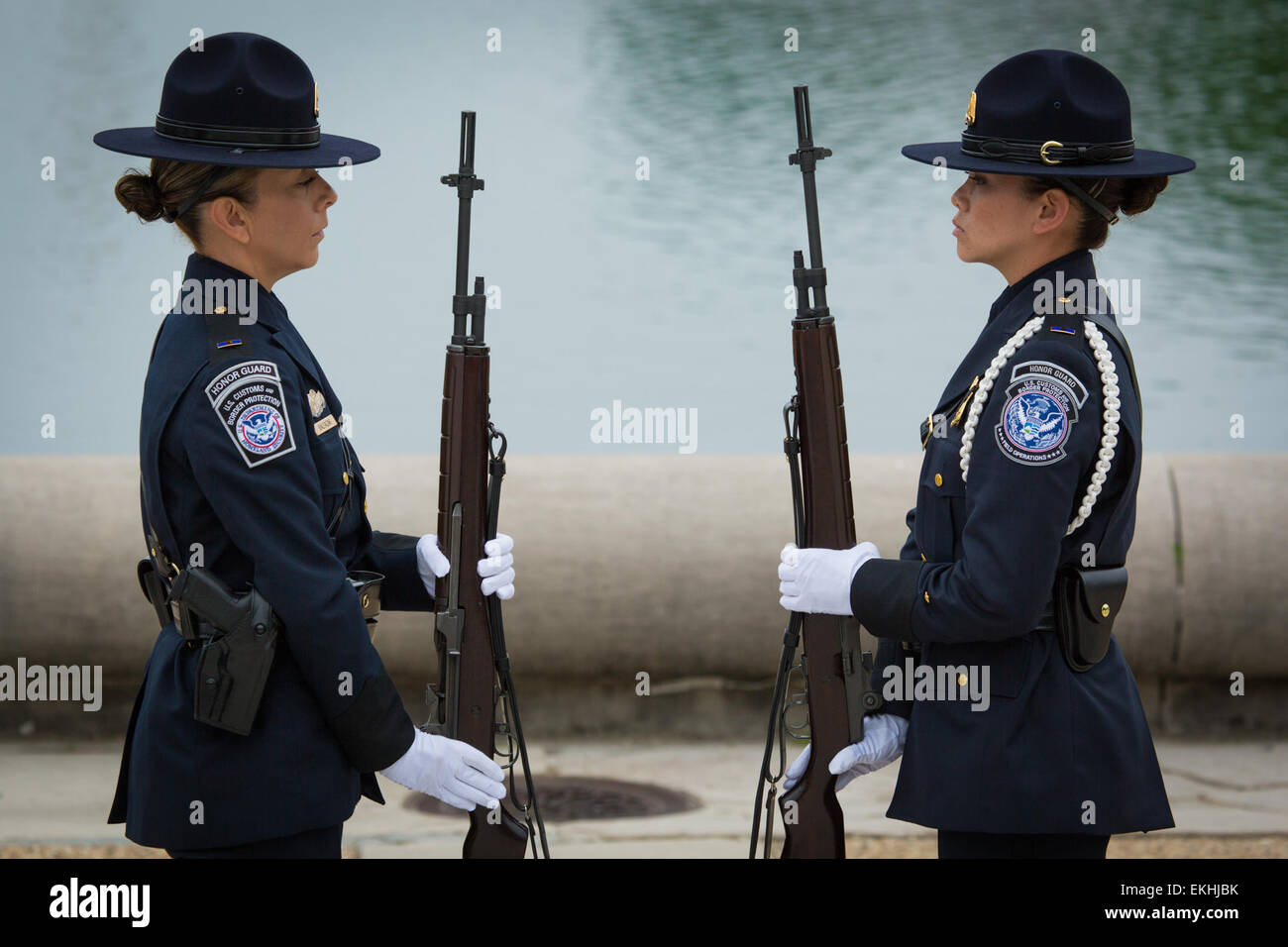 The CBP Office of Field Operations Honor Guard Team participated in ...