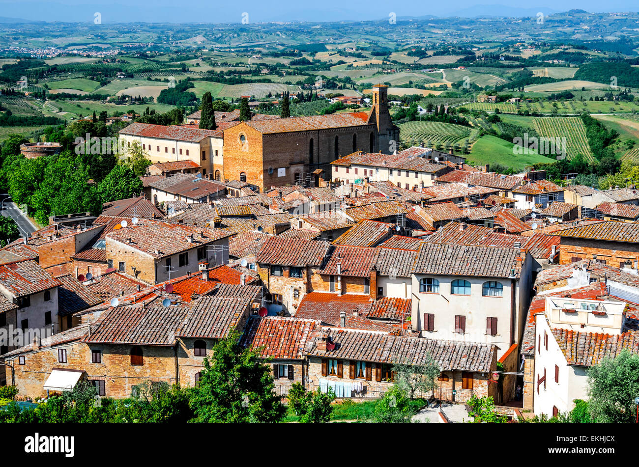 A Walled City In Tuscany
