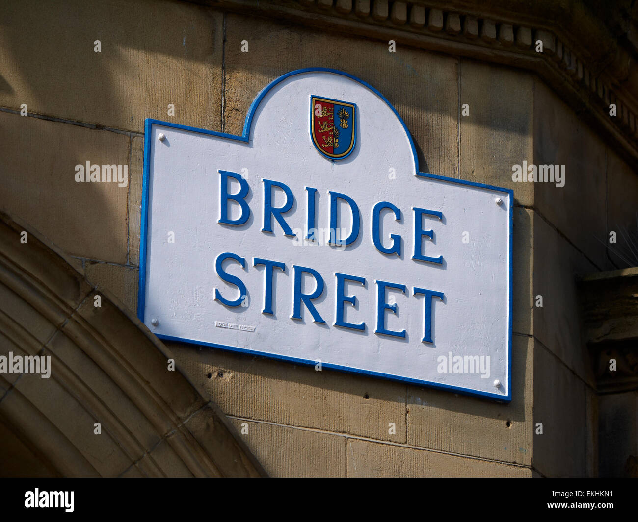 Bridge Street sign in Chester Cheshire UK Stock Photo - Alamy