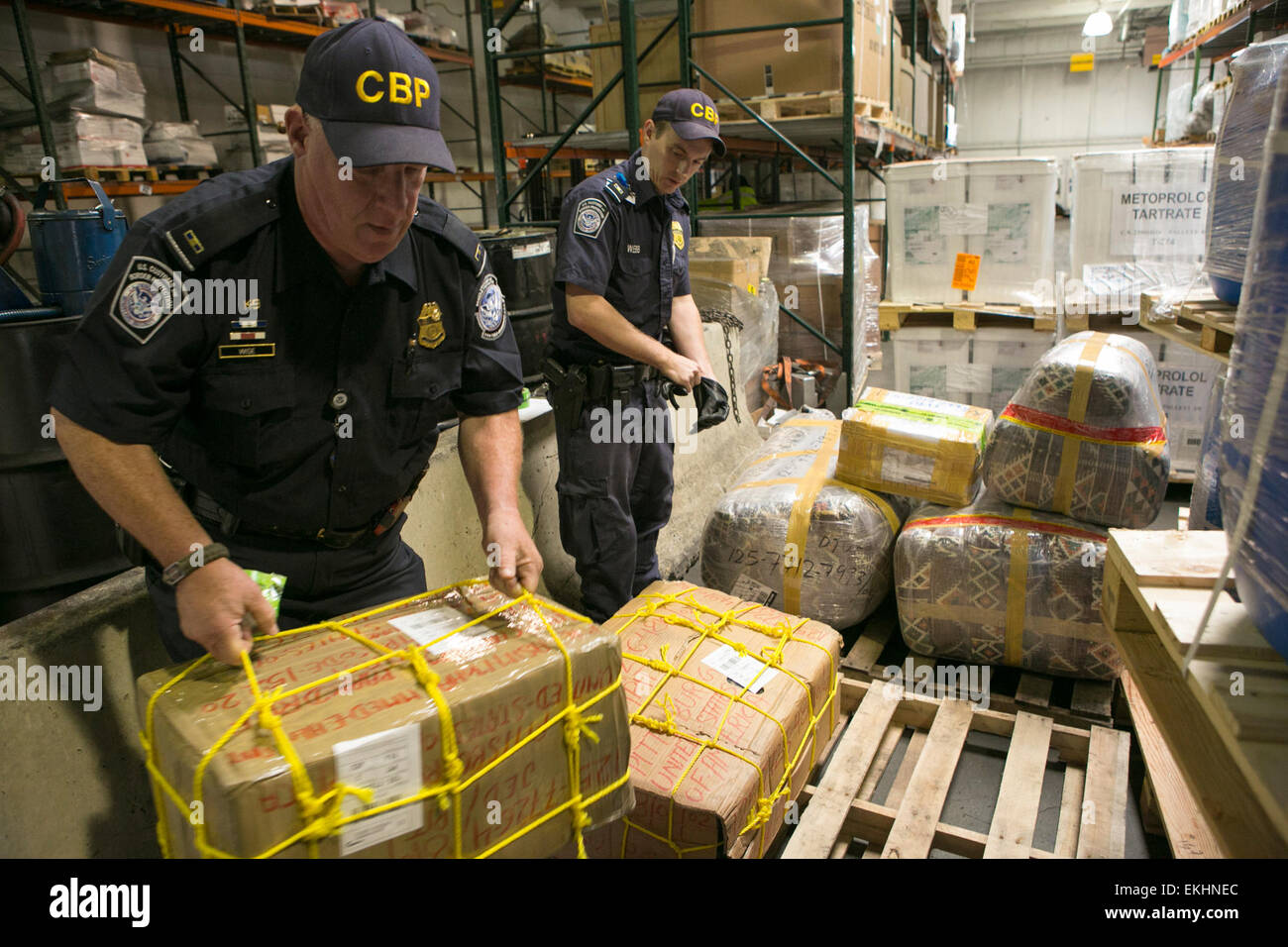 U.S. Customs and Border Protection officers conducted inspections of ...