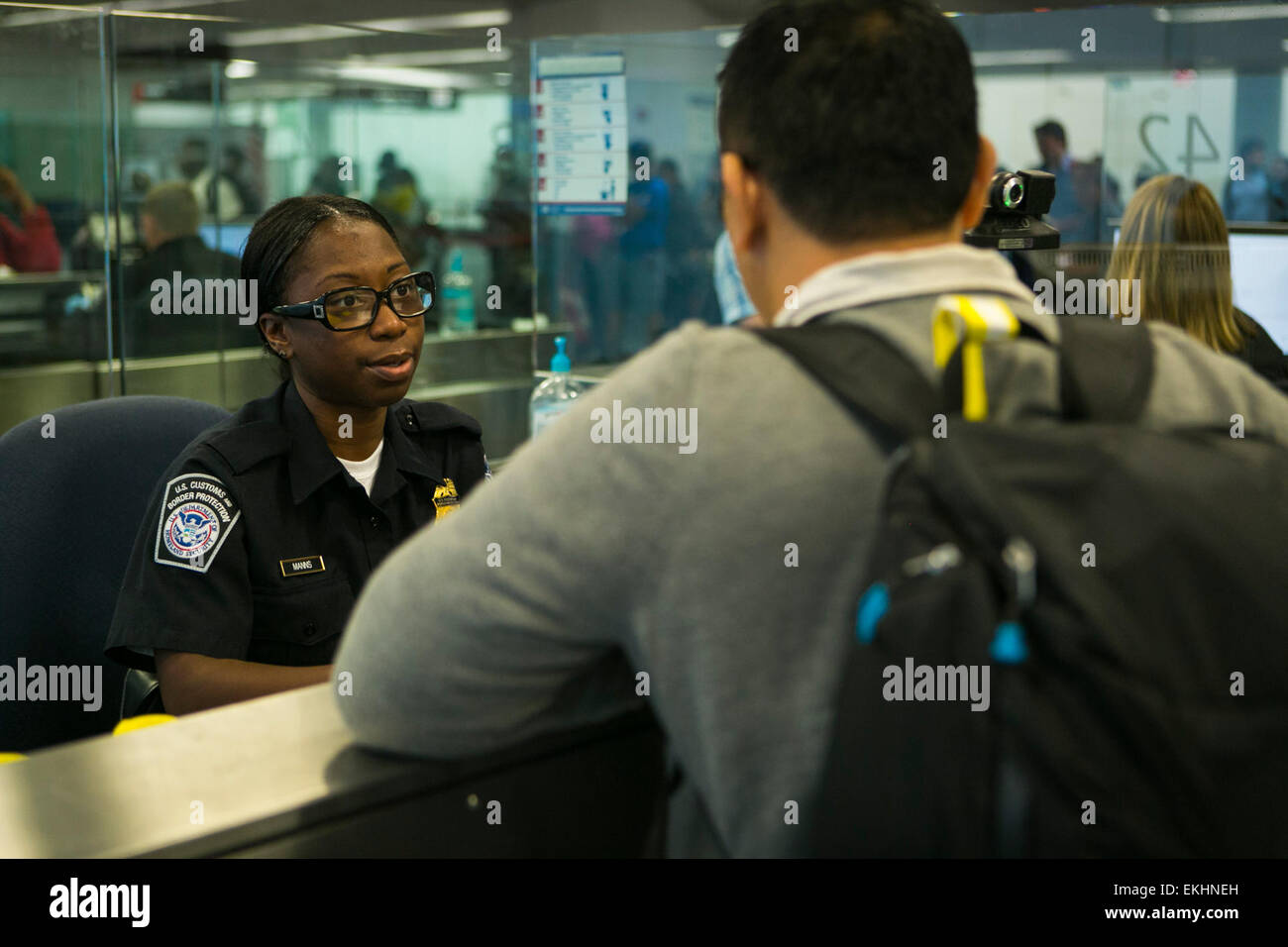 CBP officers efficiently process passengers arriving in the U.S ...