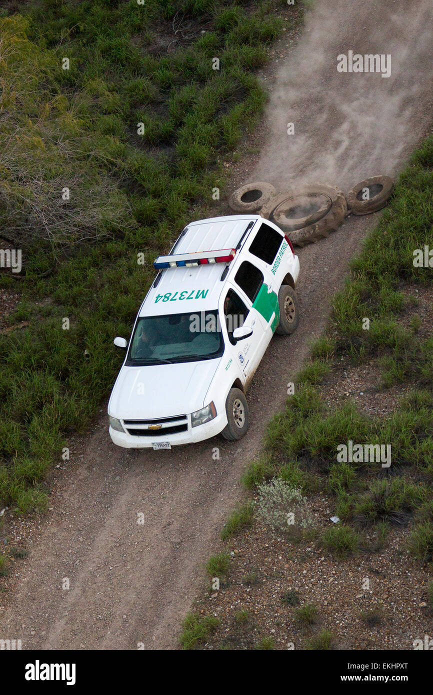 Aerial footage from McAllen, Texas, shows U.S. Border Patrol agents ...