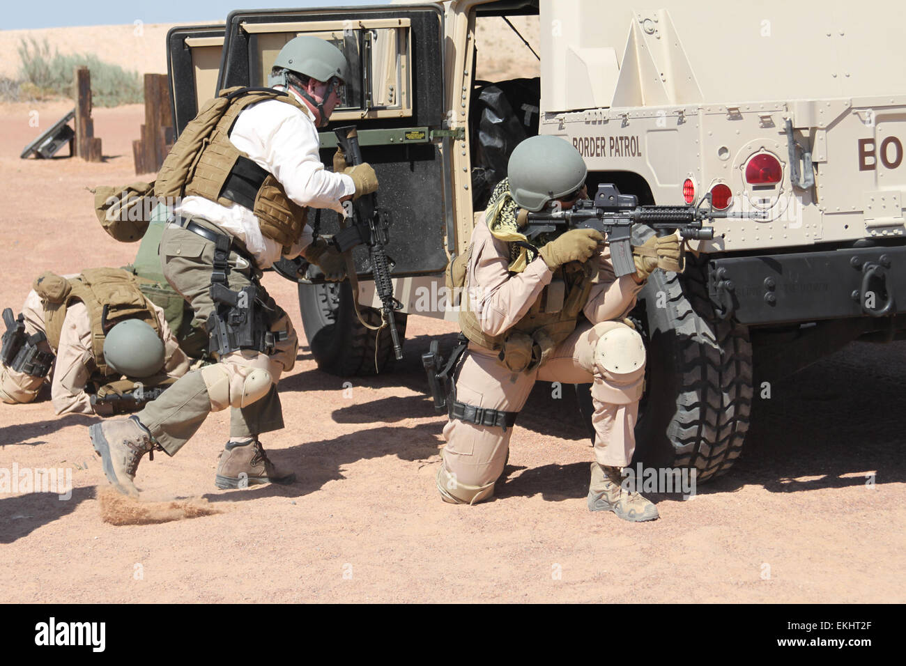 The U.S. Customs and Border Protection BORTAC team trained in El Paso ...