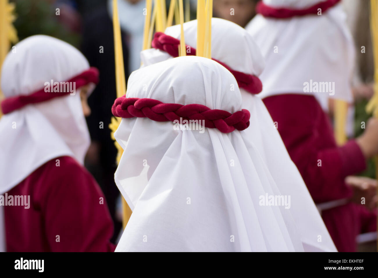Procession. Holy week. La Borriquilla. Avilés Stock Photo - Alamy