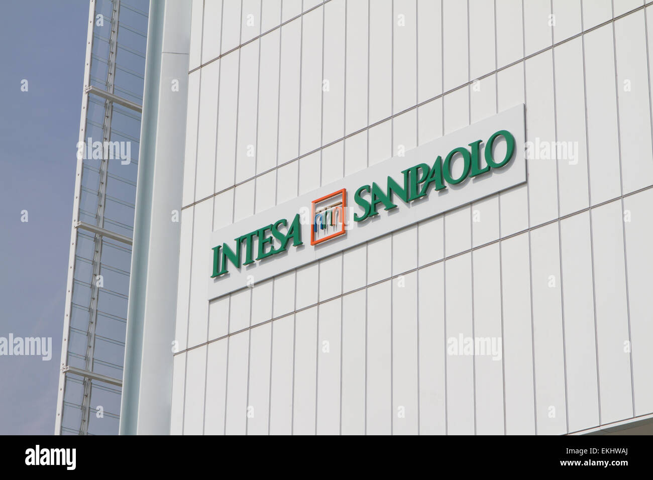 Intesa sign hi-res stock photography and images - Alamy