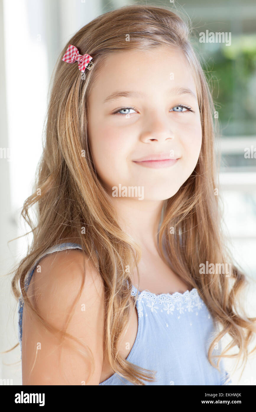 Beautiful blonde girl Stock Photo - Alamy