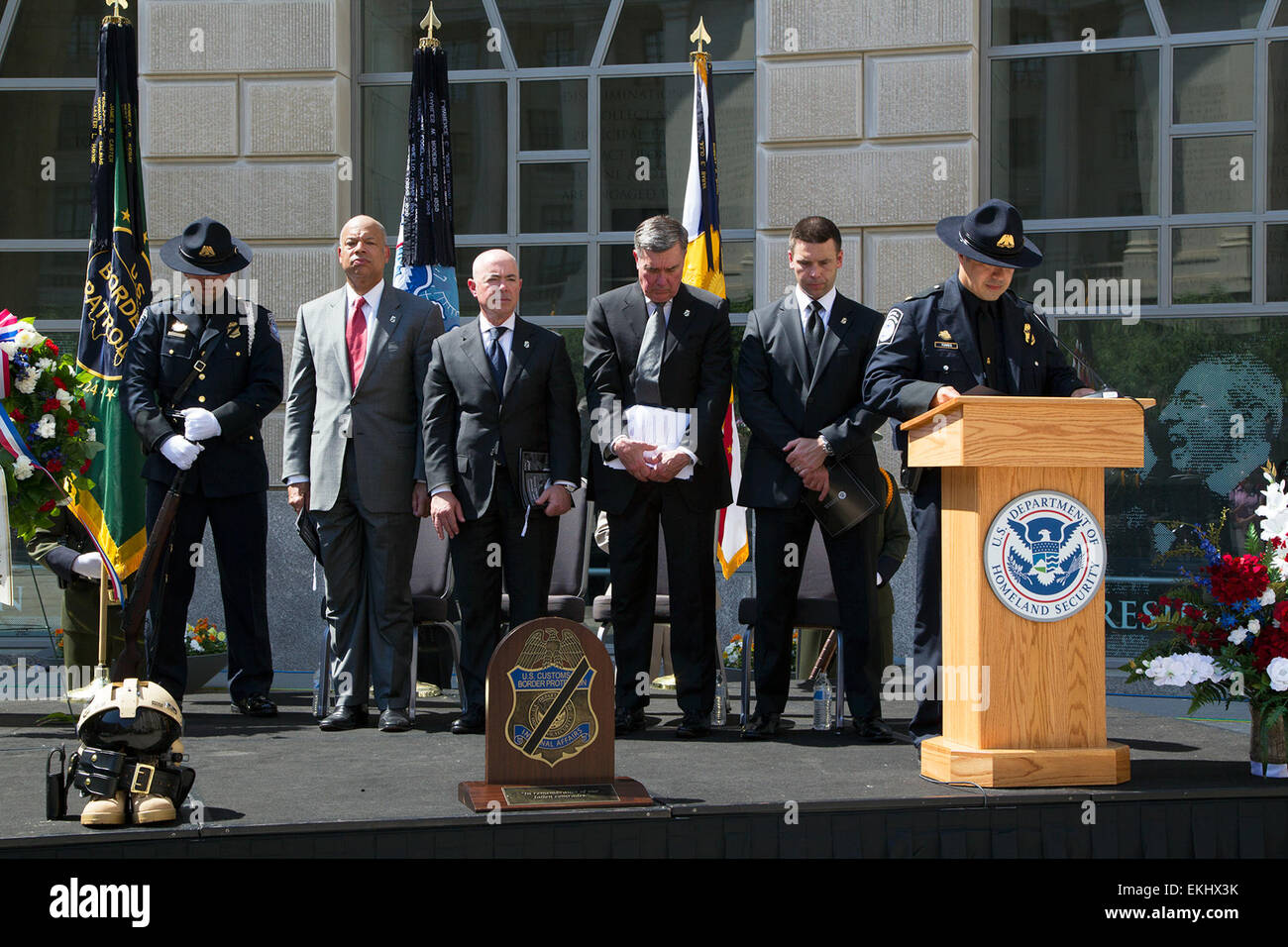 CBP held its annual Valor Memorial and Wreath Laying Ceremony outside ...