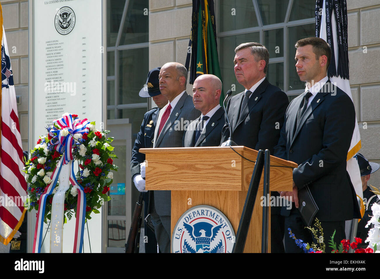 CBP held its annual Valor Memorial and Wreath Laying Ceremony outside ...