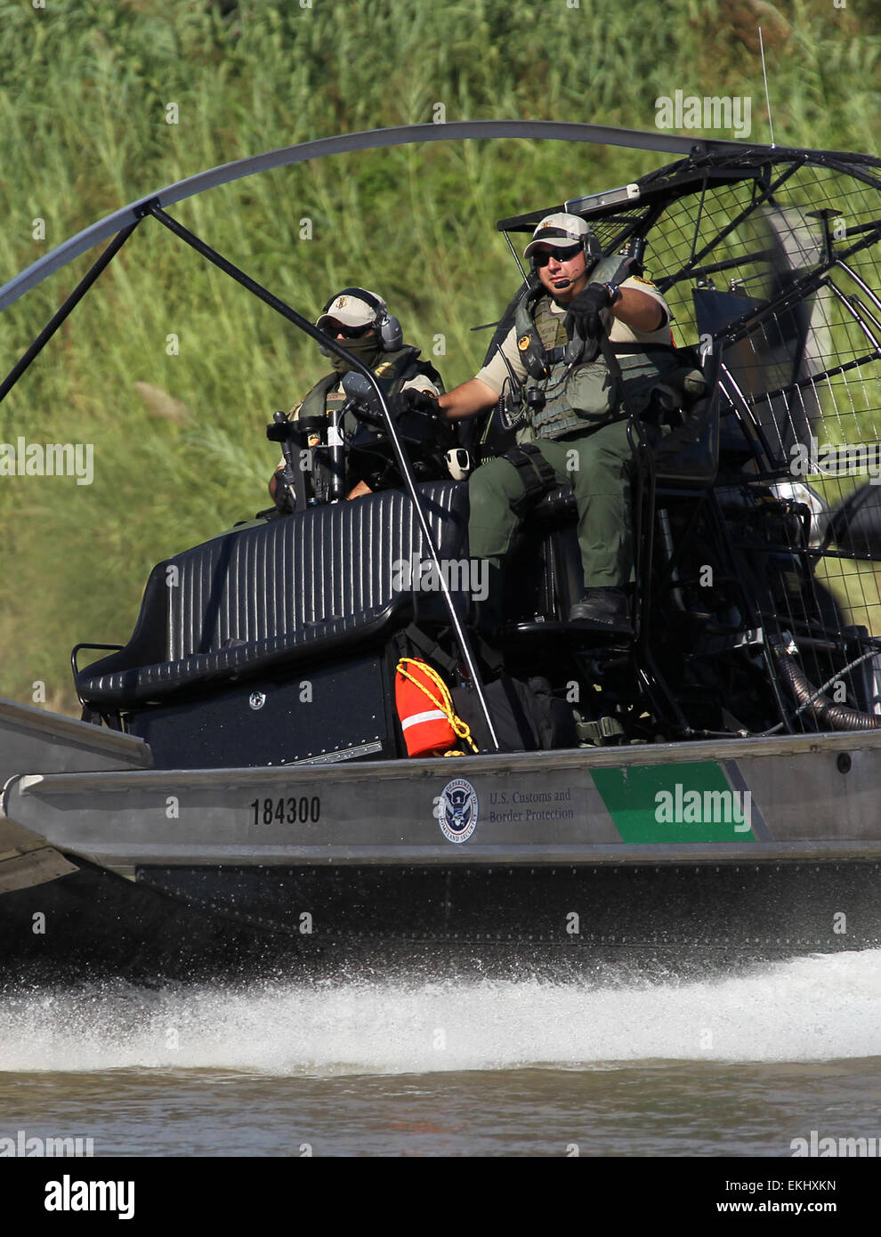 Border patrol air boat hi-res stock photography and images - Alamy