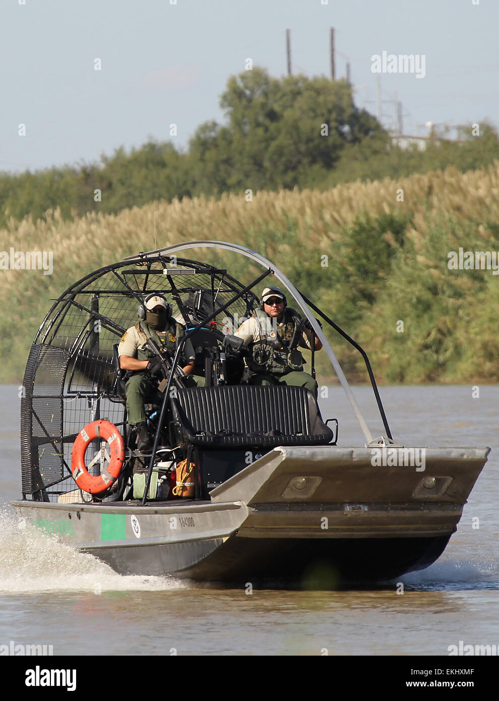 Border patrol air boat hi-res stock photography and images - Alamy