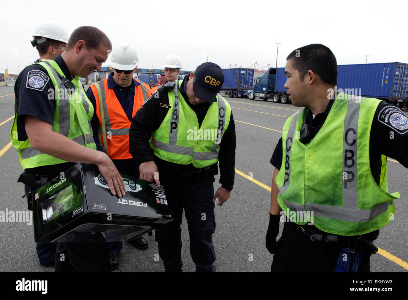 CBP Officers conduct inspections at Ports of Entry (POE), utilizing ...