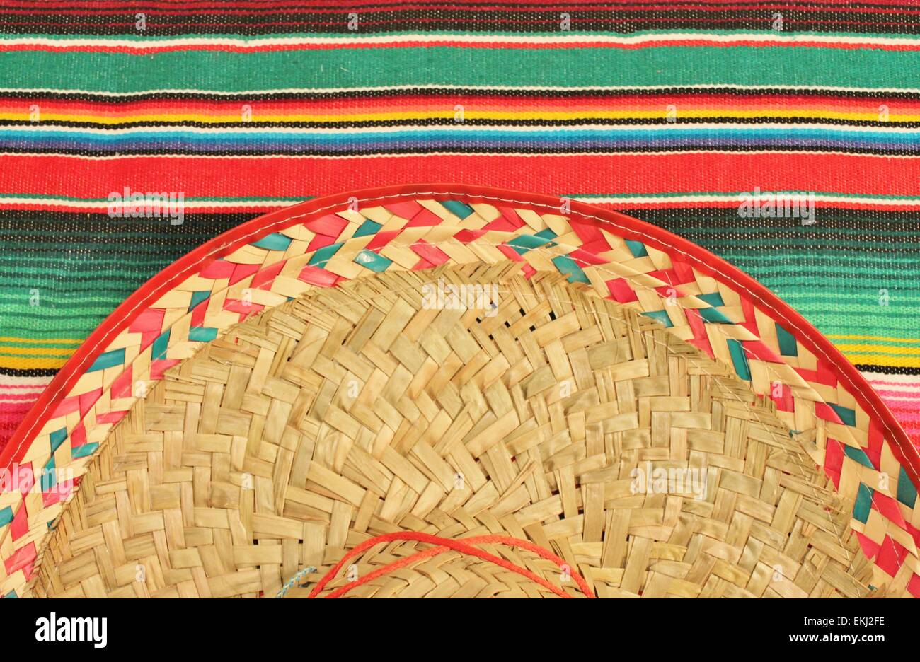 Fiesta Poncho Rug In Mexican Fiesta Poncho Rug In Bright Colors With