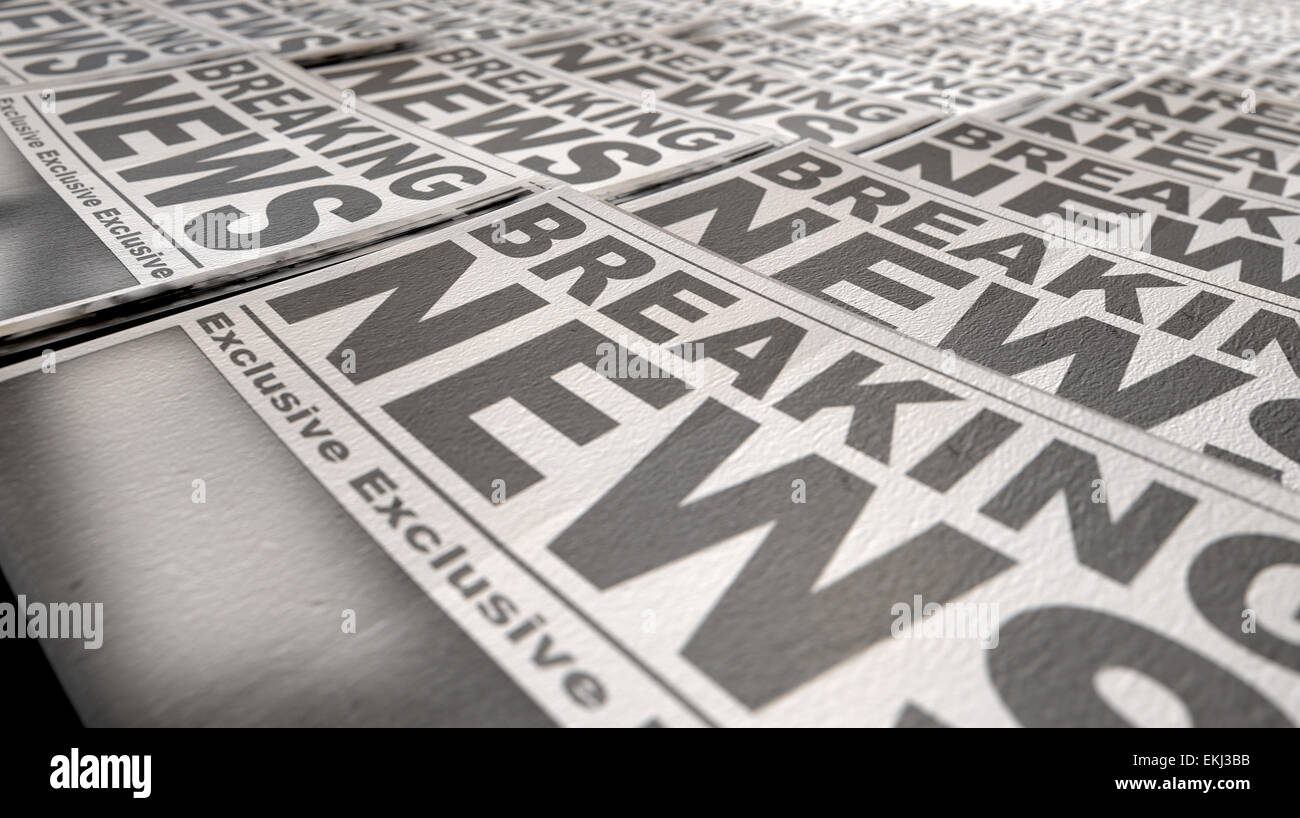 Breaking story hi-res stock photography and images - Alamy