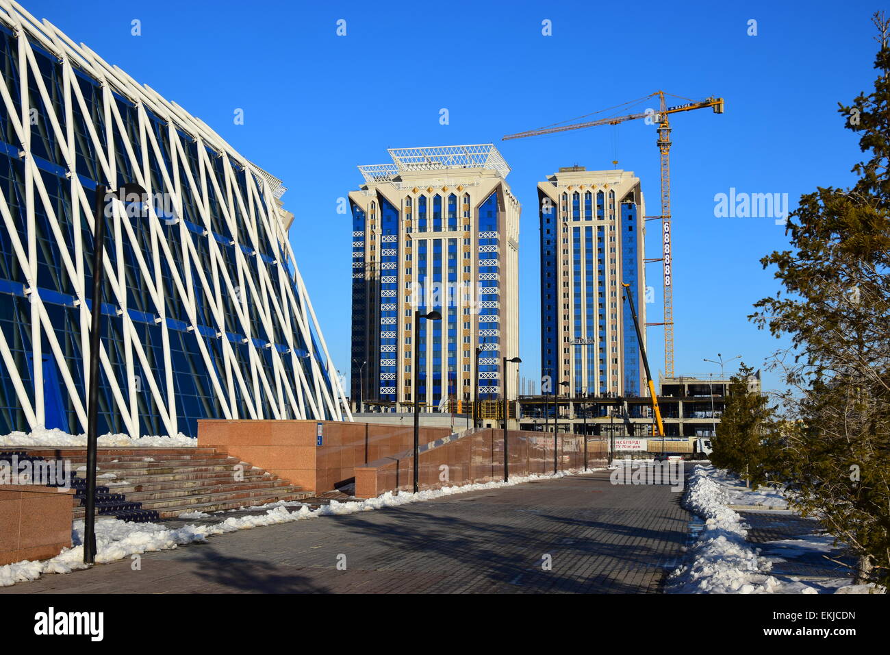 Modern building in Astana, Kazakhstan Stock Photo - Alamy