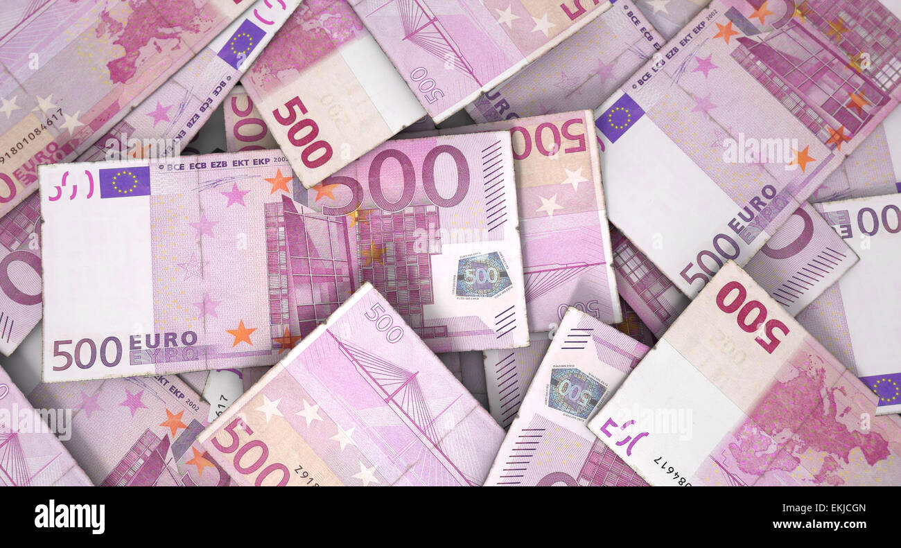 Money pile notes euro hi-res stock photography and images - Alamy