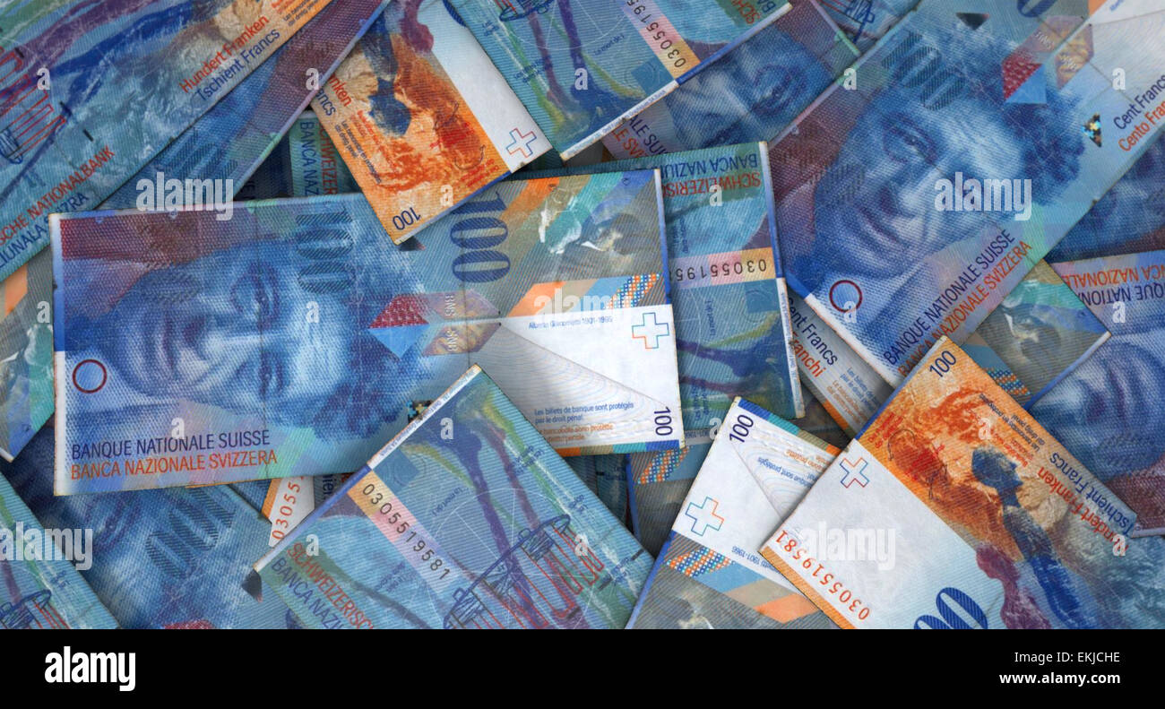Switzerland franc bill hi-res stock photography and images - Alamy