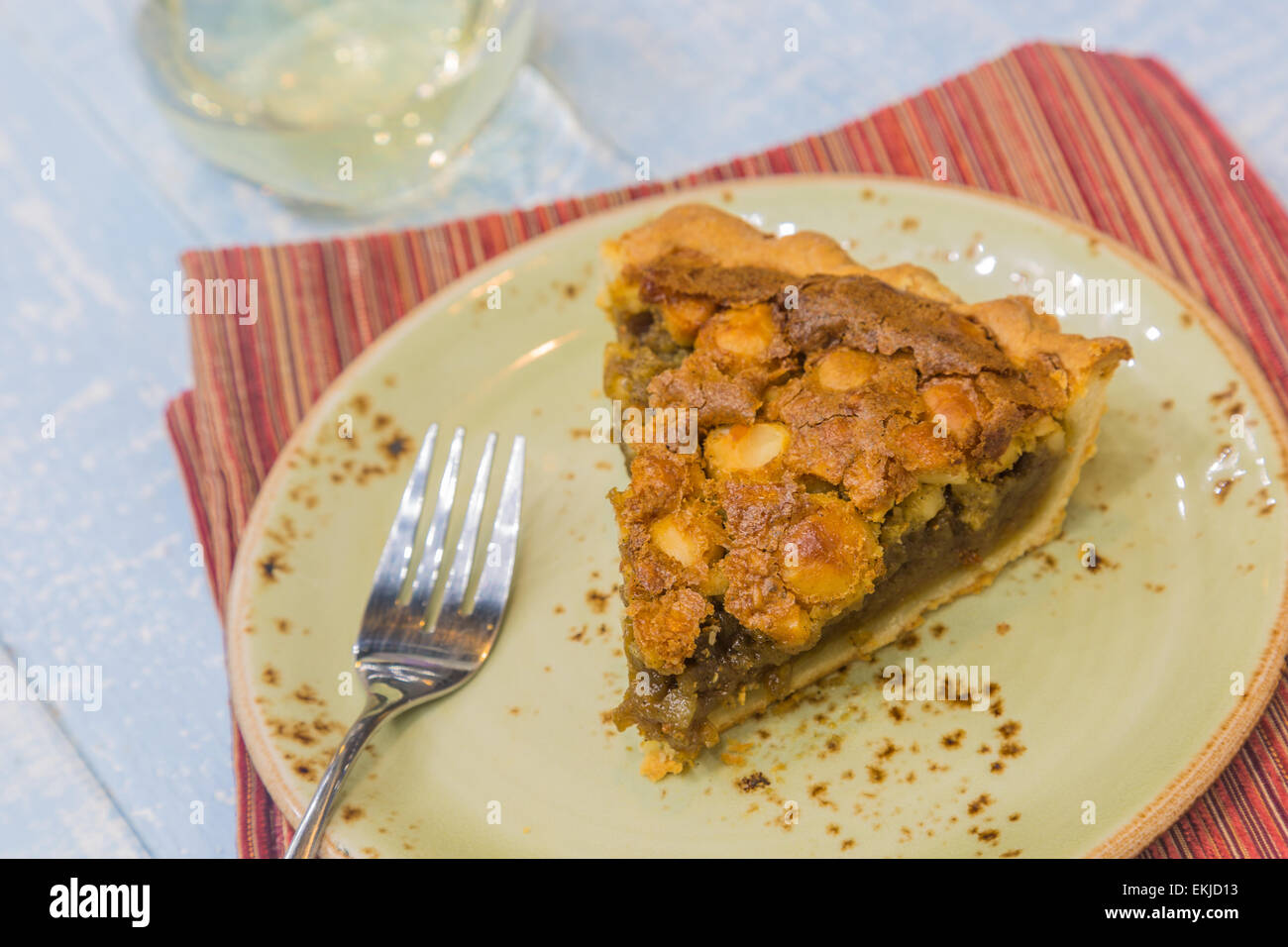 Macadamia Nut Rum Pie Stock Photo - Alamy