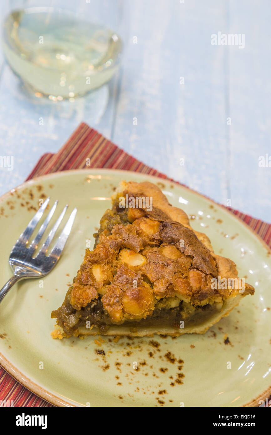 Macadamia Nut Rum Pie Stock Photo - Alamy