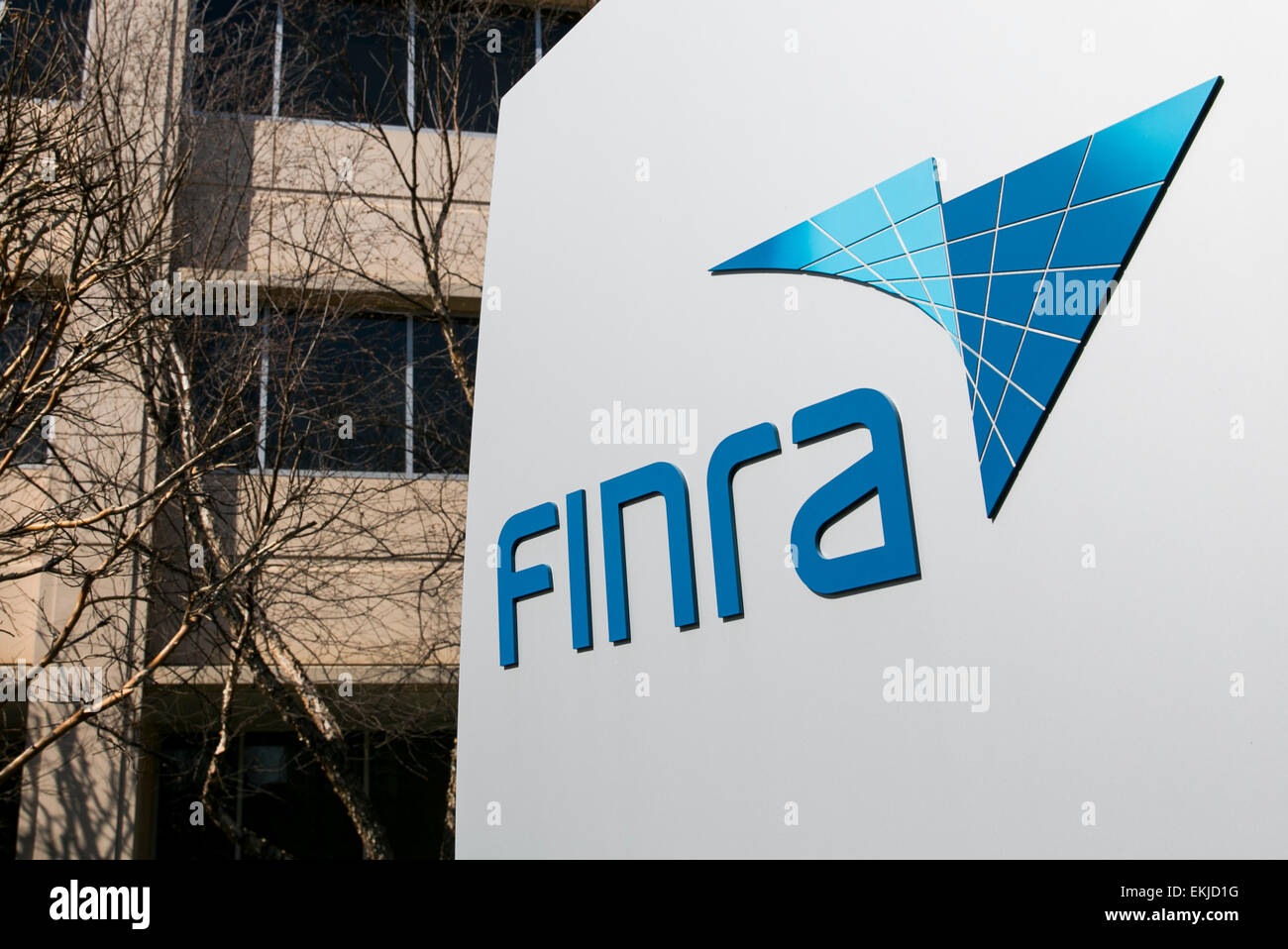 A logo sign outside outside an office building occupied by the ...