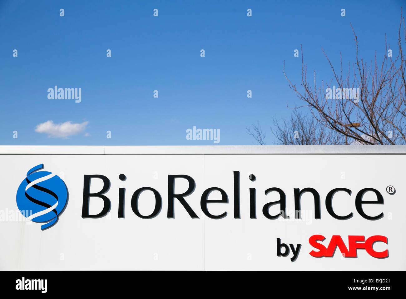 A facility operated by the biotechnology firm BioReliance Stock Photo ...