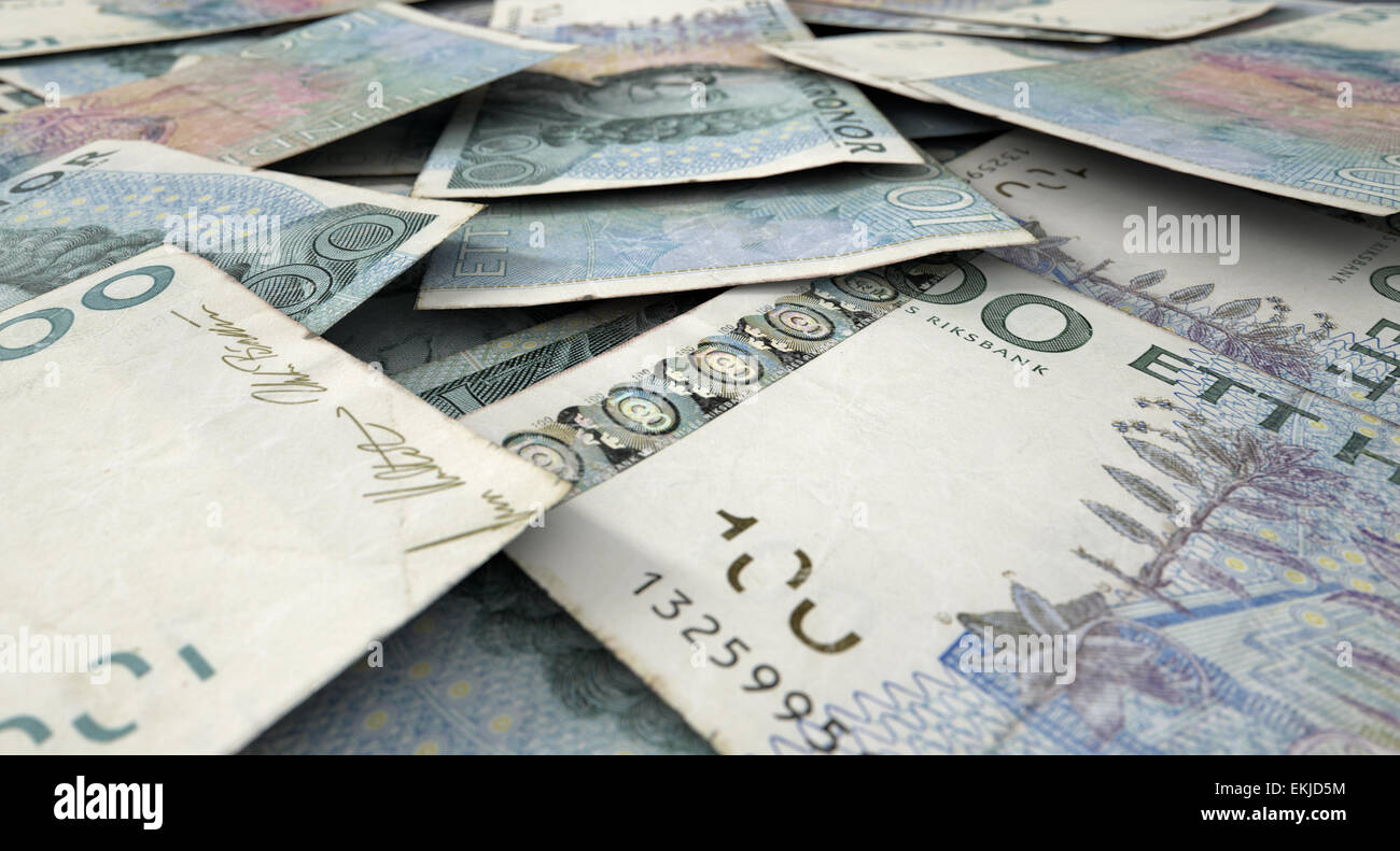 Swedish banknotes hi-res stock photography and images - Alamy
