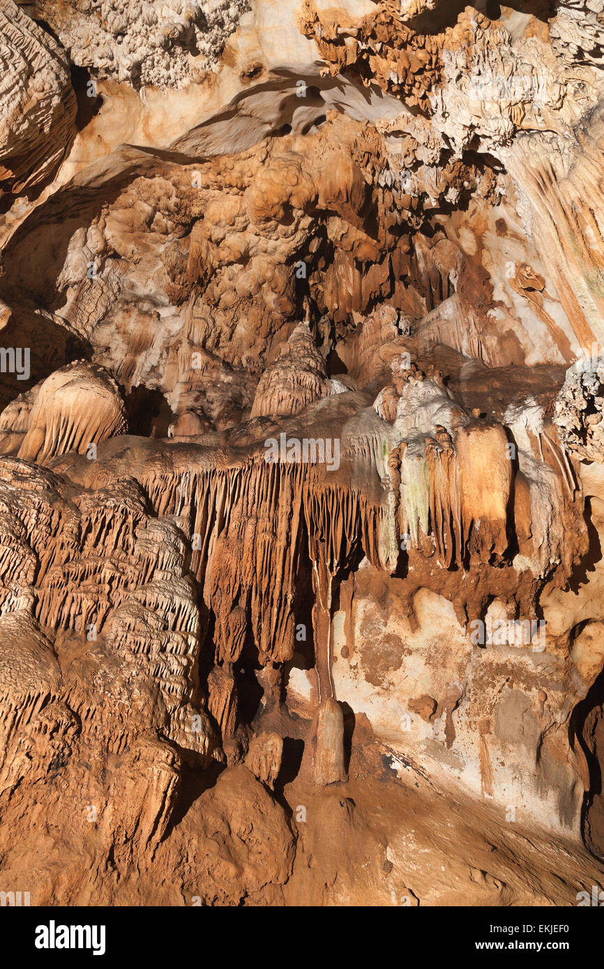 Chiang Dao Cave, Chiang Rai, Northern Thailand. Limestone formations ...