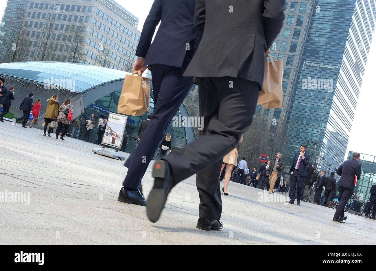 Office Workers Walking