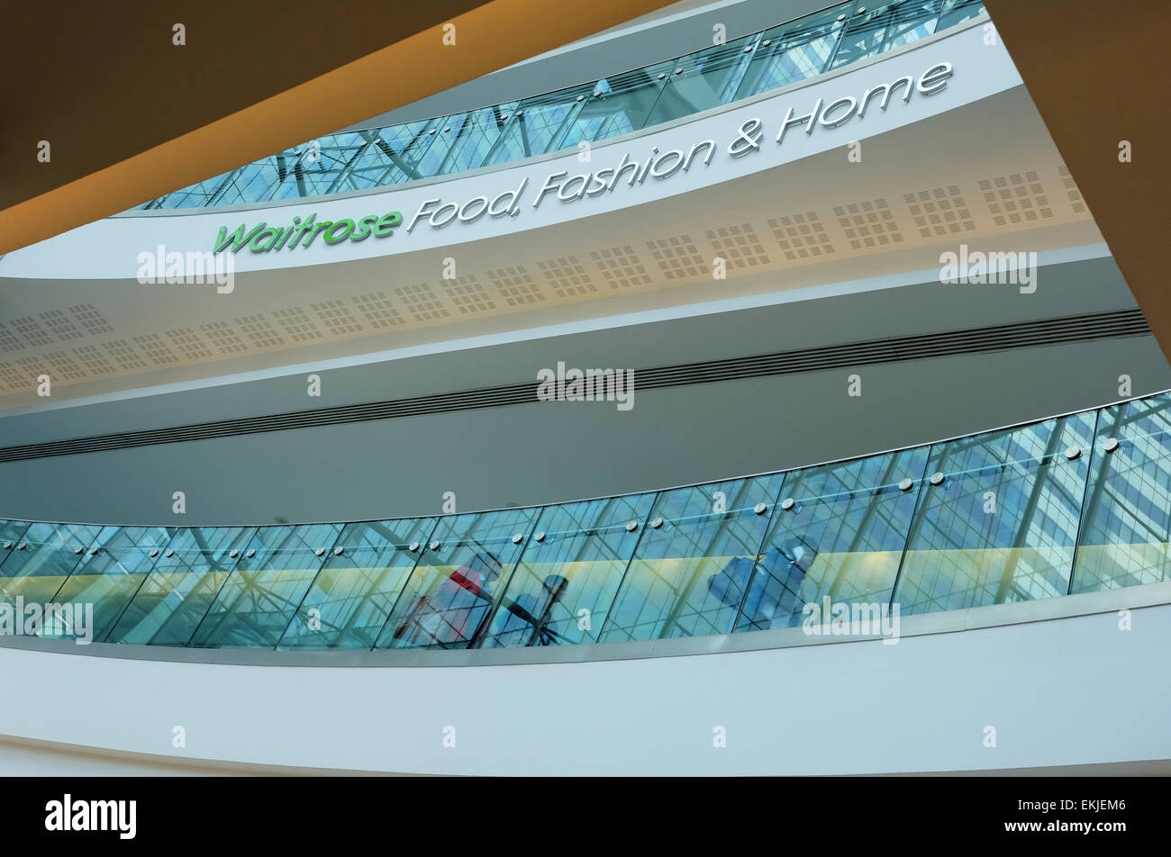 waitrose food, fashion and home store, canary wharf, london, england ...