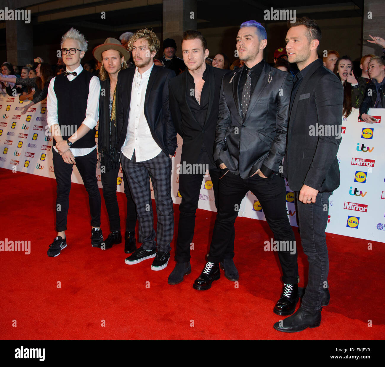 The Pride Of Britain Awards 2014 - Arrivals Featuring: McBusted Where ...