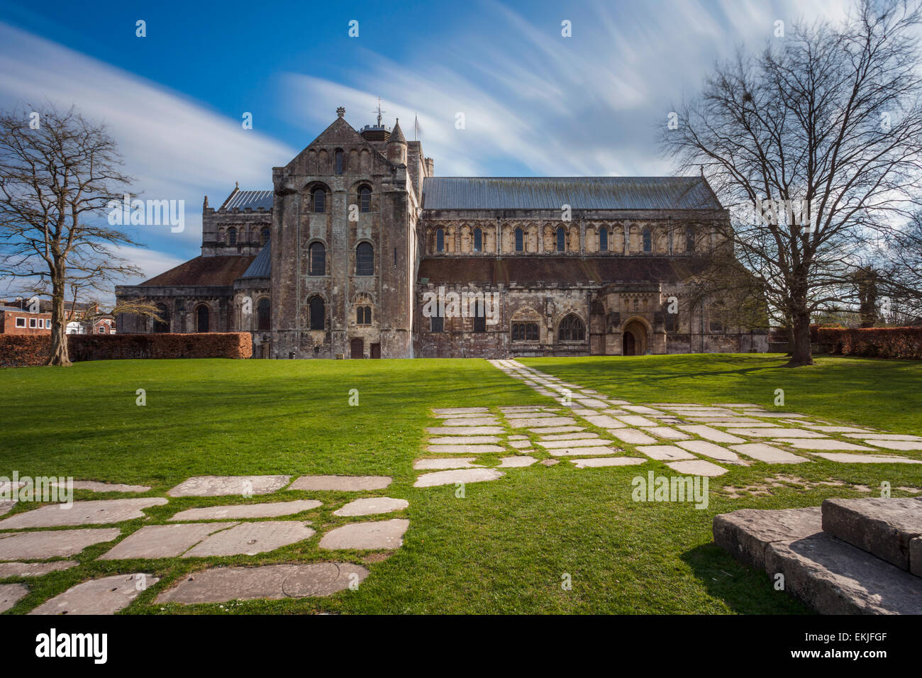 Romsey abbey hi-res stock photography and images - Alamy