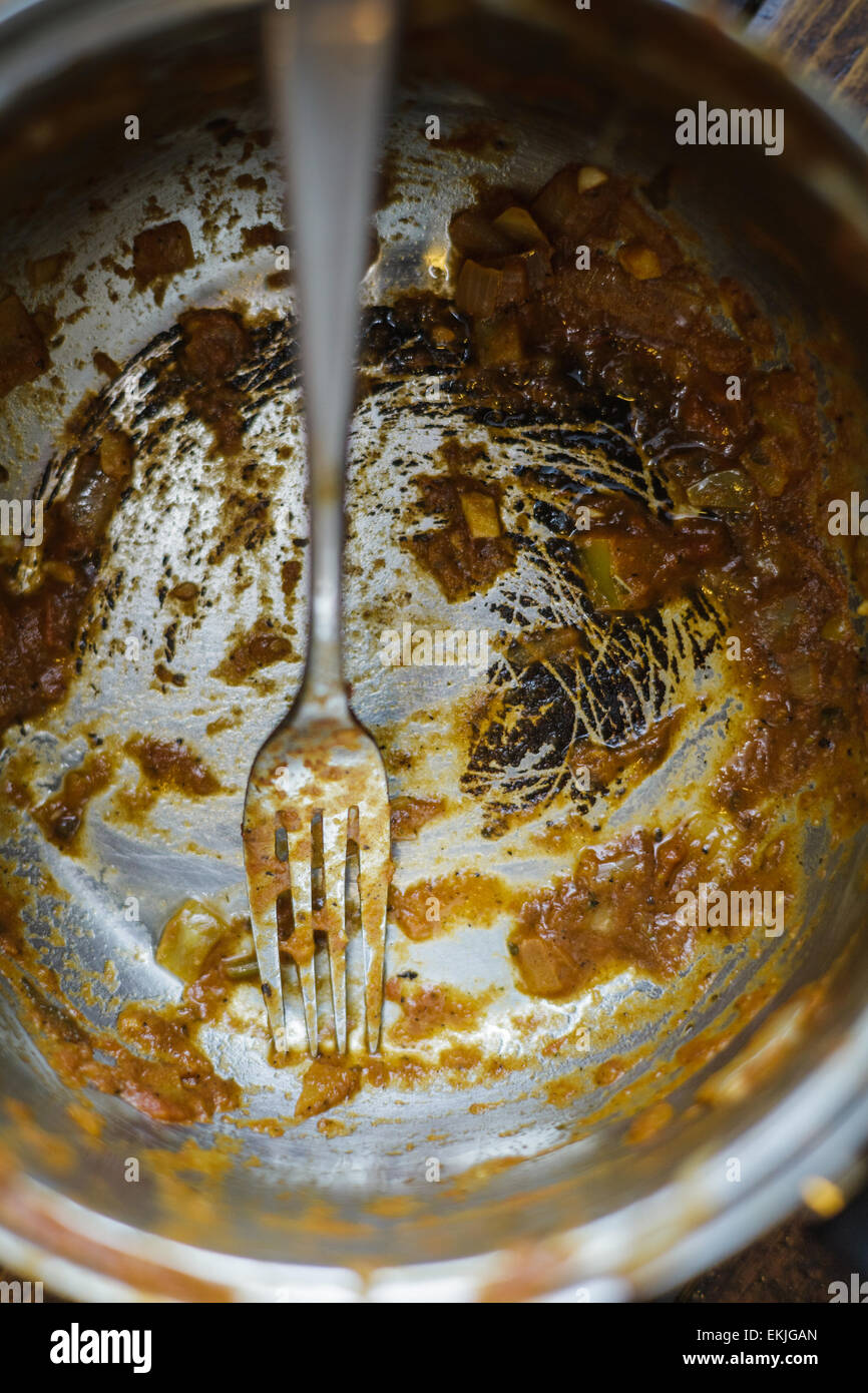 Burnt dinner hi-res stock photography and images - Alamy