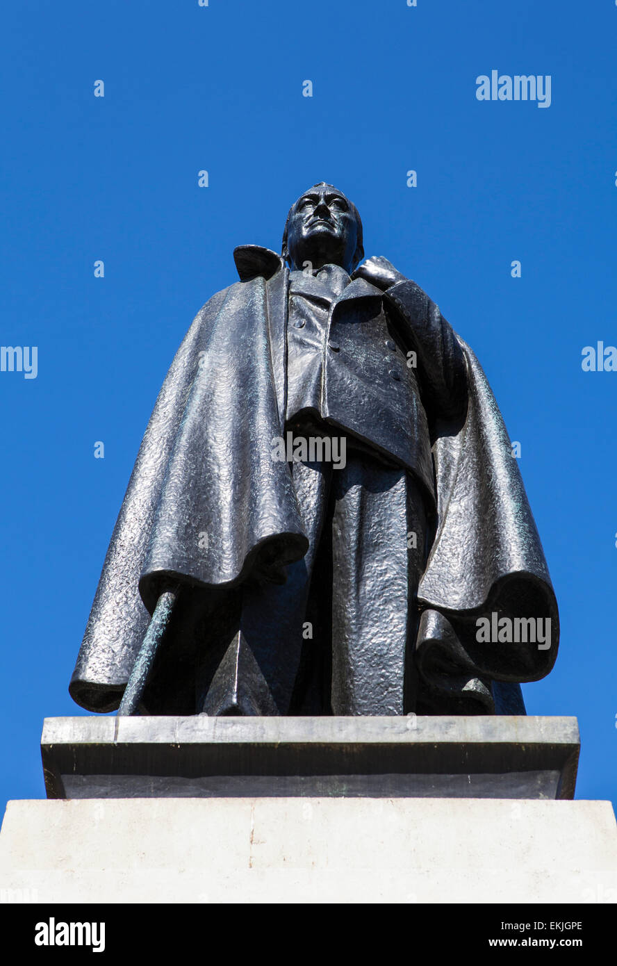 A statue of Franklin D. Roosevelt (the 32nd President of the United ...
