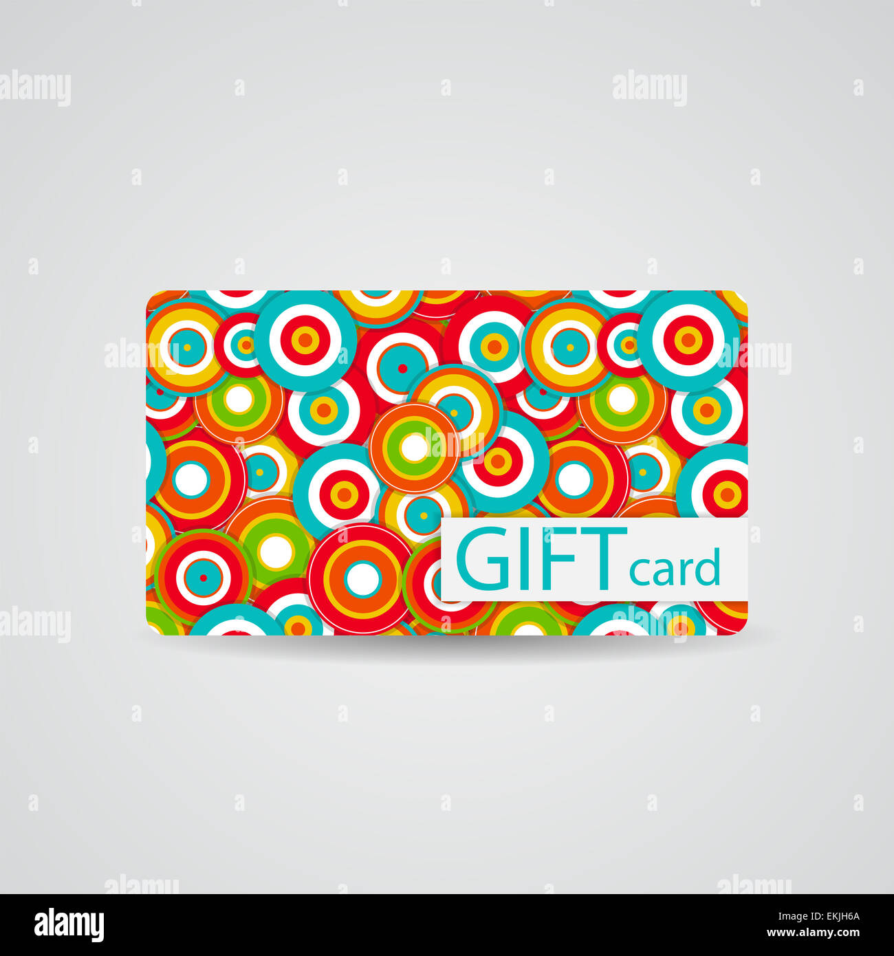 Abstract Beautiful Gift Card Design, Vector Illustration Stock Photo - Alamy
