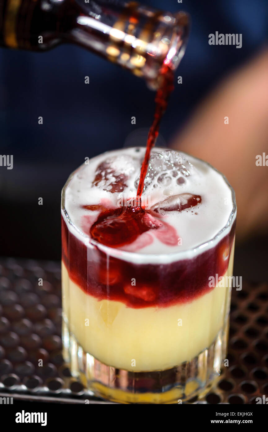 Tasty and colorful cocktails Stock Photo - Alamy