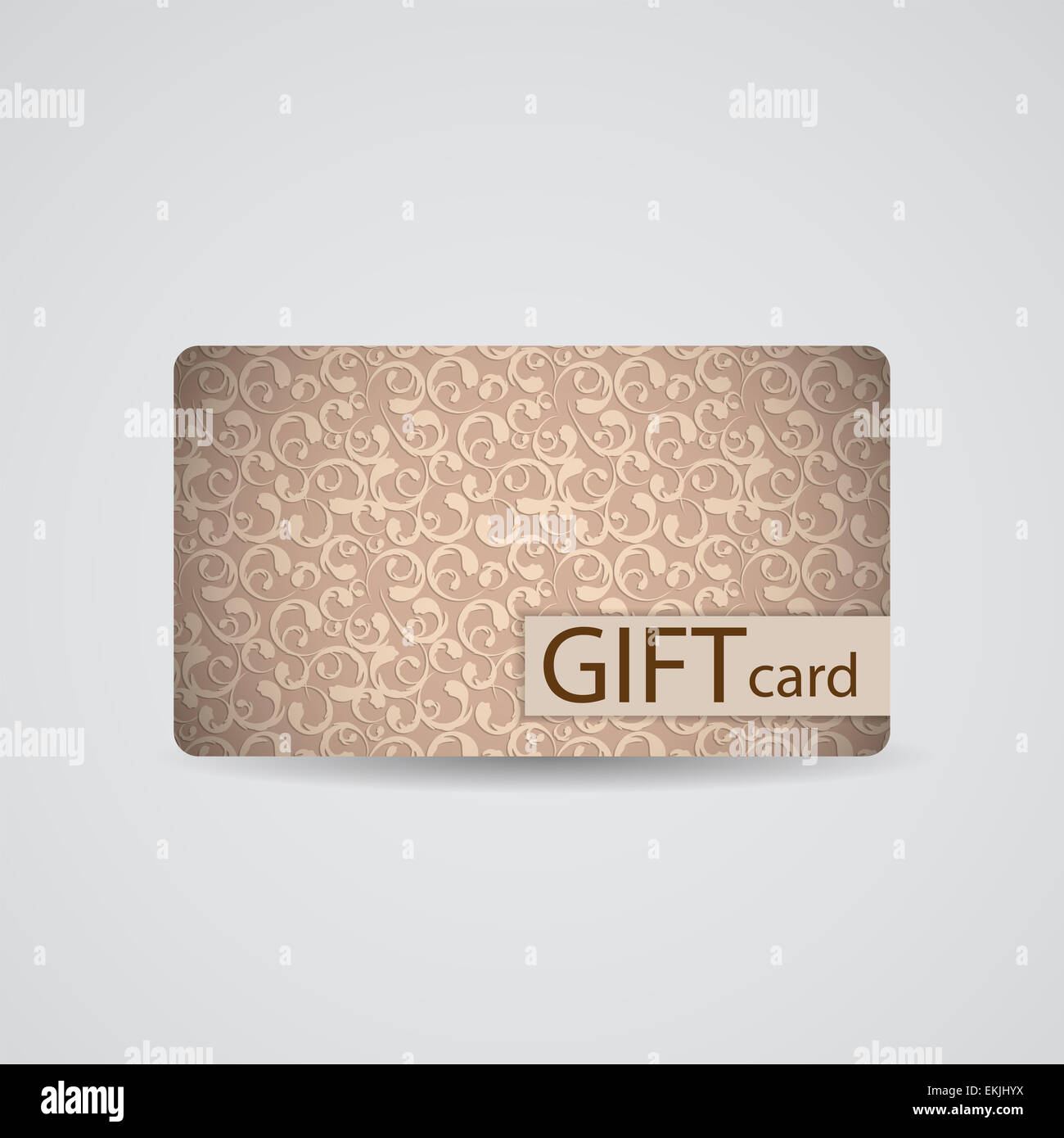 Abstract Beautiful Gift Card Design, Vector Illustration Stock Photo - Alamy