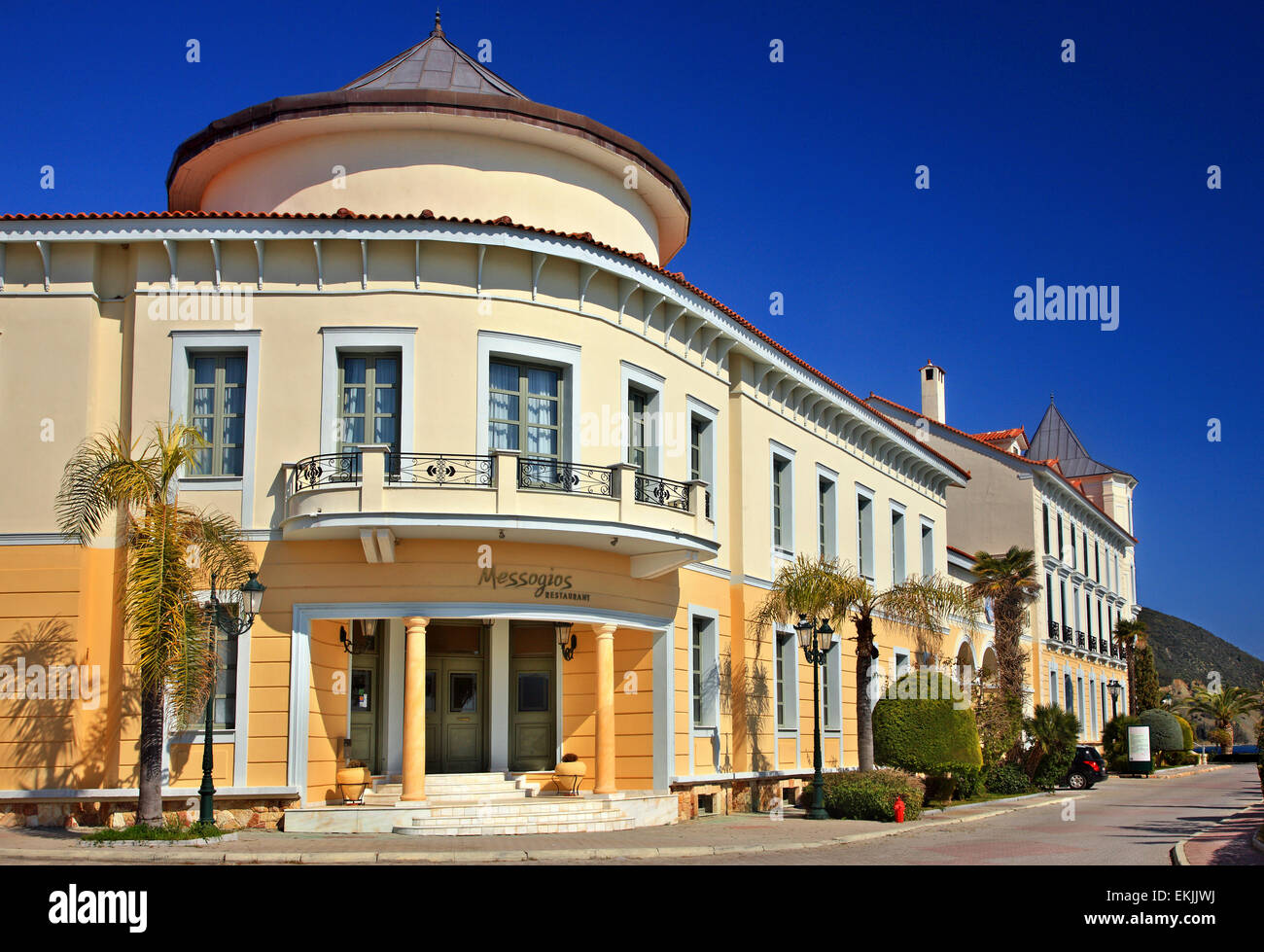 "Thermae Sylla Spa", the most famous building of Edipsos ("Aidipsos ...
