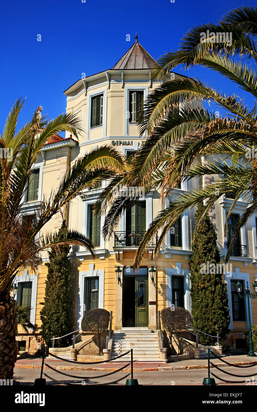 "Thermae Sylla Spa", the most famous building of Edipsos ("Aidipsos ...