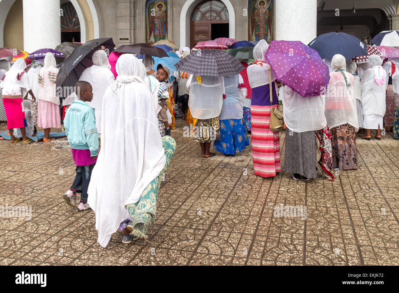 Addis Ababa, Ethiopia. 10th Apr, 2015. Devoted Ethiopian Orthodox ...