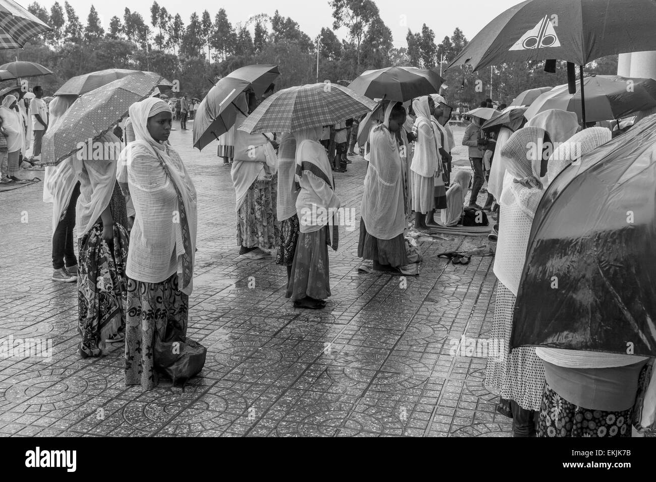 Addis Ababa, Ethiopia. 10th Apr, 2015. Devoted Ethiopian Orthodox ...