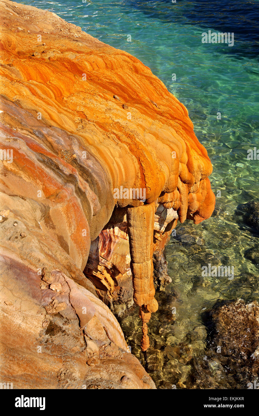 At Edipsos ("Aidipsos") town famous for its hot, healing springs, North ...